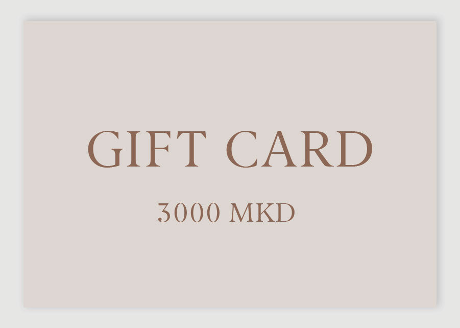 Gift Card 3000 МКД – kidsandco.mk